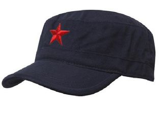morefaz Damen Herren RUSSISCHE MILITÄRMÜTZE Roter Stern Fancy Dress Fidel Castro Vintage Military Mütze Cap (Nave Red Star)
