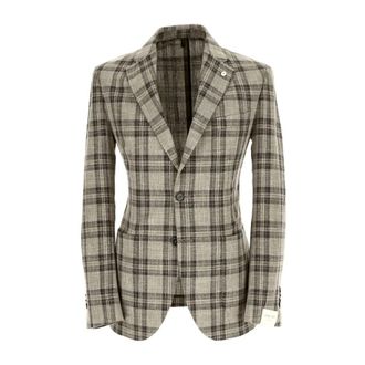 L.B.M. 1911 Karierte Jacke - - Jackets - Herren - Mehrfarbig - L