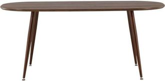ebuy24 Sanford Esstisch 90x180cm braun