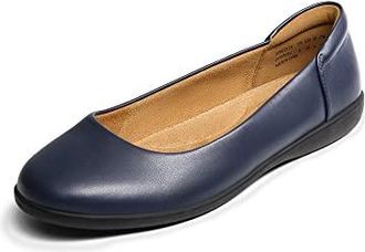 Dream Pairs Ballerines Femme Classique Chaussures Plates pour Femmes Douces et Confortables,Size 36.5,Marine,SDFA2312W