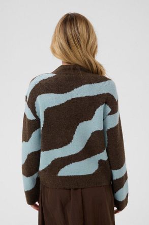Saint Tropez Rollkragenpullover MallieSZ Pullover Materialmix, Regular fit