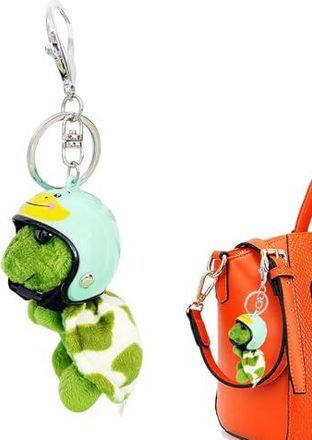 Generic Porte-cl&eacute;s tortue en peluche - Porte-cl&eacute;s de voiture en forme danimal pour sacs, pendentif de sac &agrave; main avec design mignon, accessoire de sac &agrave; dos, 