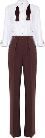 Elisabetta Franchi Damen, Jumpsuits & Playsuits, Mehrfarbig, MGröße