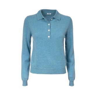 Aspesi Langarm-Polohemd - - Knitwear - Damen - Blau - M