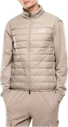 Emporio Armani Emporio Armani Ea7, Homme, Vestes, Brun, Taille: XL Down Vest