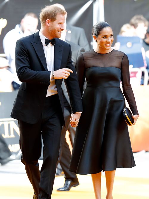 prince harry Meghan Markle robe noire