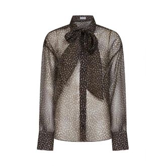 Brunello Cucinelli Damen, Blusen & Hemden, Braun, MGr&ouml;&szlig;e