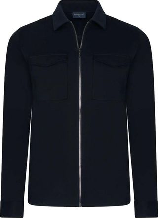 Cavallaro Homme, Vestes, Bleu, Taille: M Zerino Overshirt