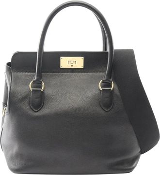 Herm&egrave;s 2018 Evercolor Toolbox 26 satchel - Schwarz