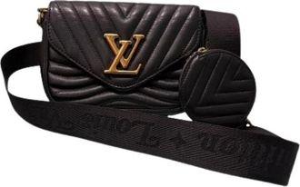 Louis Vuitton Sac bandouli&egrave;re matelass&eacute; New Wave Pre-owned - Femme - Pre-owned - Noir - Taille: ONE Size