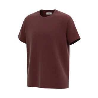 Sunspel Homme, Tops, Brun, Taille: XL T-shirt &eacute;pais coupe d&eacute;contract&eacute;e