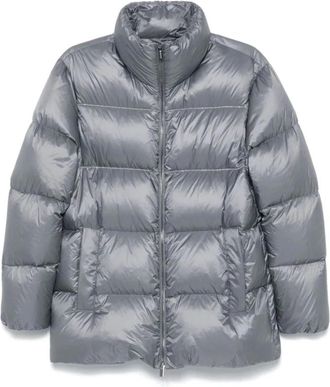 PESERICO Femme, Vestes, Gris, Taille: 40 FR Doudoune Grise Ardoise Matelass&eacute;e