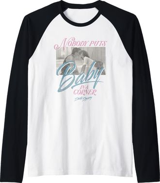 Dirty Dancing Nobody Puts Baby in a Corner Retro RomCom Raglan