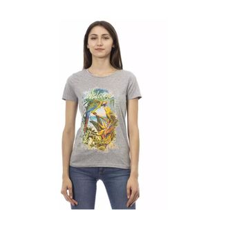 Trussardi Tee Manches Courtes Action - Femme - Tops - Gris - Taille: 42 FR