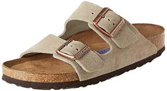 Birkenstock 951303 Arizona SFB taupe, Suede Leather Homme Taupe EU 37
