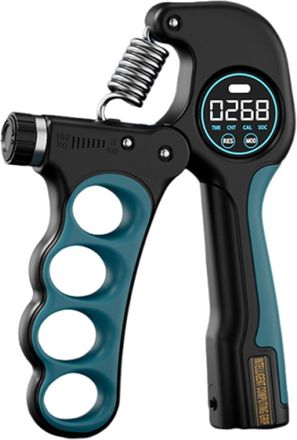 Generic Verstellbarer Handgreifer, LCD-Handgelenk-Krafttrainer (graue Elektronenz&auml;hlung)