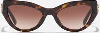 Dolce & Gabbana Devotion Sunglasses - Frau Neuheiten Havana Onesize