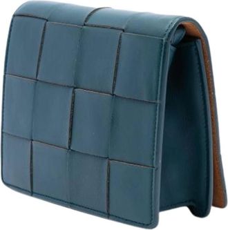 Bottega Veneta Pre-owned Cassette Shoulder Bag - Femme - Pre-owned - Bleu - Taille: ONE Size