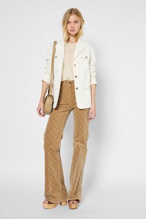 Gerard Darel Veste esprit militaire &agrave; boutons dor&eacute;s - ROSABELLA - Ecru