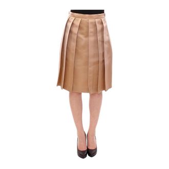 Andrea Incontri Plisseerock - - Skirts - Damen - Braun - S