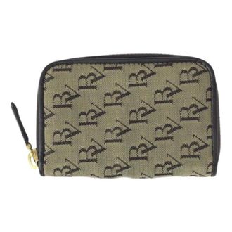 Bottega Veneta Portefeuille en toile Pre-owned - Femme - Pre-owned - Beige - Taille: ONE Size