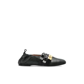 Ganni Ballerinas mit Riemen - - Shoes - Damen - Gr&uuml;n - 40 EU