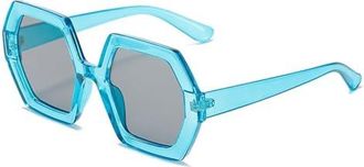 Generic Lunettes De Soleil &Agrave; Monture Large For Hommes Et Femmes, For La Conduite Le Sport En Ext&eacute;rieur(Blue)