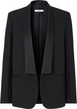 Fendi Shawl-lapel Wool Blazer