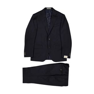 Corneliani Lined Wool Suit - - Suits - Herren - Blau - M