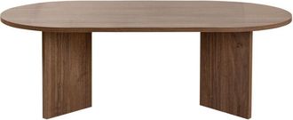 Hanah Home Table basse en bois Sable - 60 x 119 x 40 cm - Noyer