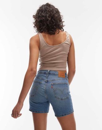 Levi's 501 - Short longueur mi-cuisse - Bleu moyen