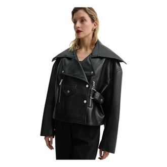 Nanushka Ado Biker Jacket - - Jackets - Damen - Schwarzk - XS