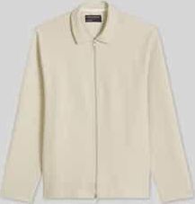 Marc O'Polo Regular Fit Sweatjacke aus reiner Baumwolle mit Zweiwege-Rei&szlig;verschluss