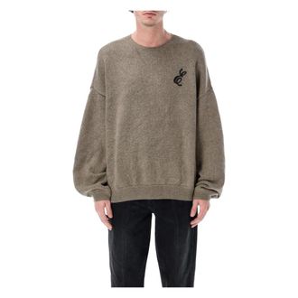 Fear of God Homme, Pulls, Brun, Taille: XL Waffle Crewneck Sweater
