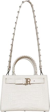 John Richmond Femme, Sacs, Blanc, Taille: ONE Size Sac &agrave; main effet reptile