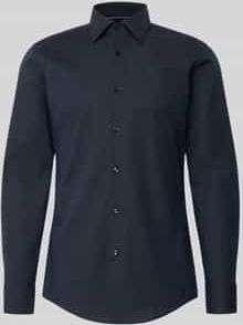 HUGO BOSS Slim Fit Businesshemd aus Baumwoll-Mix Modell HANK