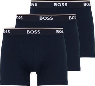 HUGO BOSS Stretch-Baumwoll Boxer Briefs 3er-Pack - - Underwear - Herren - Blau - XL