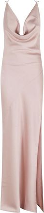 Andamane Femme, Robes, Rose, Taille: 38 FR Vera Cowl-neck Maxi Dress