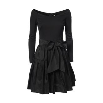 Ralph Lauren Elegantes Kleid mit weitem Ausschnitt - - Dresses - Damen - Schwarzk - XS
