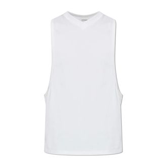 Versace Homme, Tops, Blanc, Taille: S D&eacute;bardeur en jersey de coton stretch