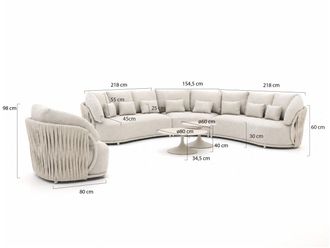 Suns Vivaro/Nova Ecklounge-Set 6-teilig