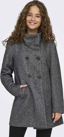 Only Manteau - Gris fonc&eacute; chin&eacute;