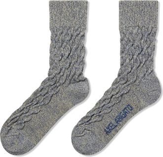 Axel Arigato Kabel M&eacute;lange Socken - - Underwear - unisex - Grau - M