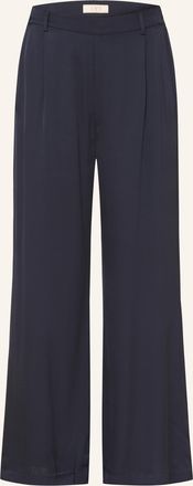IVI Collection Ivi Collection Marlenehose Aus Seide blau