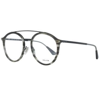 Police Homme, Accessoires, Gris, Taille: ONE Size Monture de Lunettes en Métal et Plastique