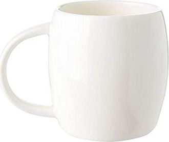 Wilmax England Wilmax WL-993086/A Porzellan Becher, Weiss, 400mL Kapazität