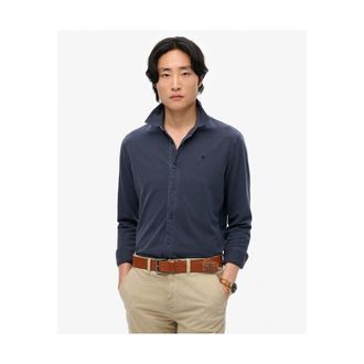 Superdry Chemise Vintage Destroy Pique &agrave; manches longues