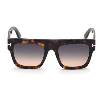 Tom Ford Femme, Accessoires, Brun, Taille: 52 MM Ft0847 Renee Lunettes de soleil
