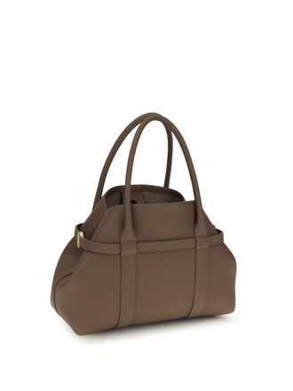 Loro Piana Ghiera Calfskin Leather Shoulder Bag - Brown