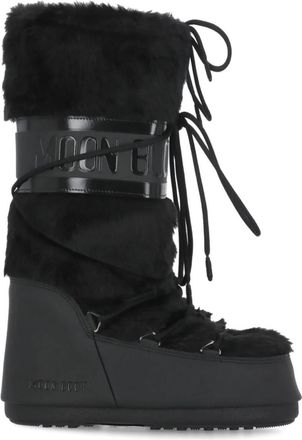 Moon Boot Winterboots - Mb Icon Faux Fur - Gr. 35_38 - in Schwarz - für Damen